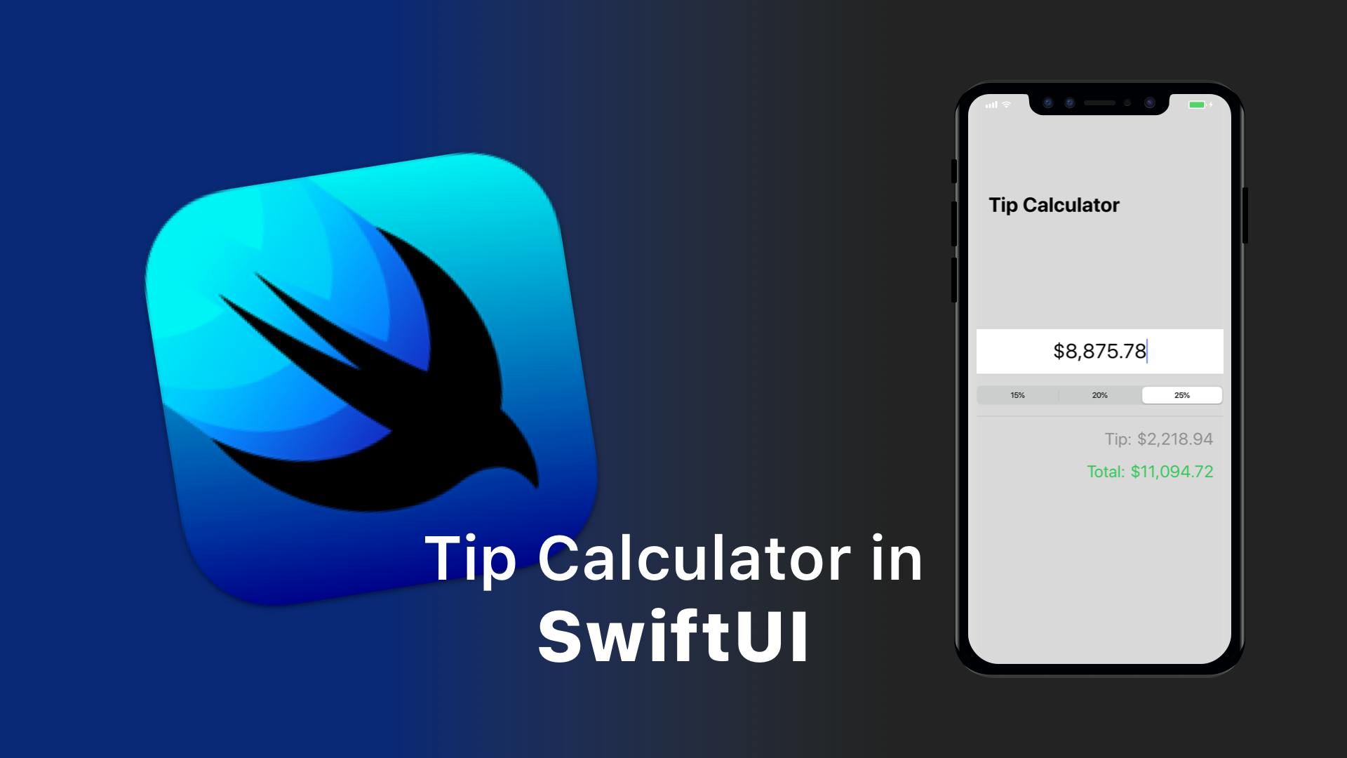 Tip Calculator In Swiftui Nsscreencast